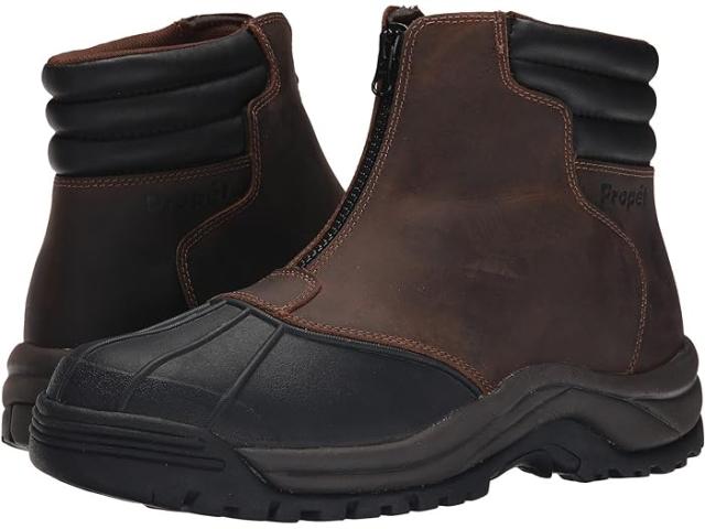 (取寄) プロペット メンズ ブリザード ミッド ジップ Propet men Propet Blizzard Mid Zip Brown/Black