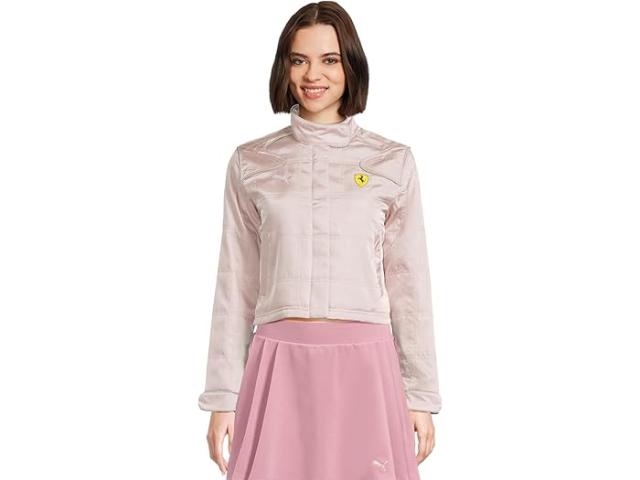 (取寄) プーマ レディース スクーデリア フェラーリ プレミアム レーシング ジャケット PUMA women Scuderia Ferrari Premium Racing Jacket Mauve Mist