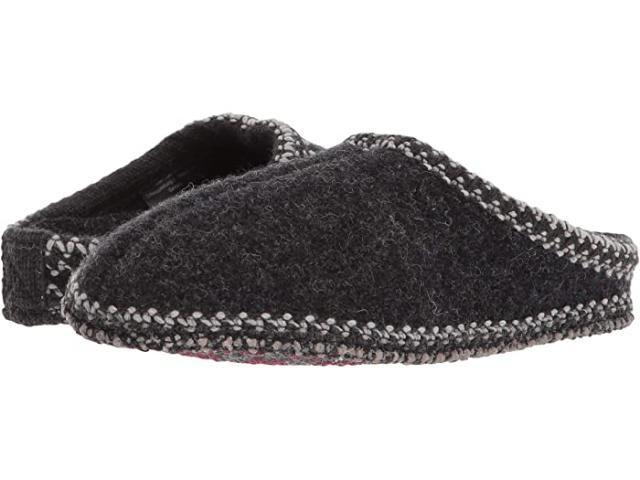 (取寄) ハフリンガー アズ クラシック スリッパ Haflinger  AS Classic Slipper Charcoal