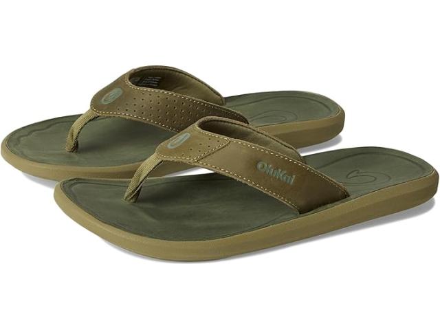 (取寄) オルカイ メンズ  OluKai men Pili Desert Moss/Deep Green