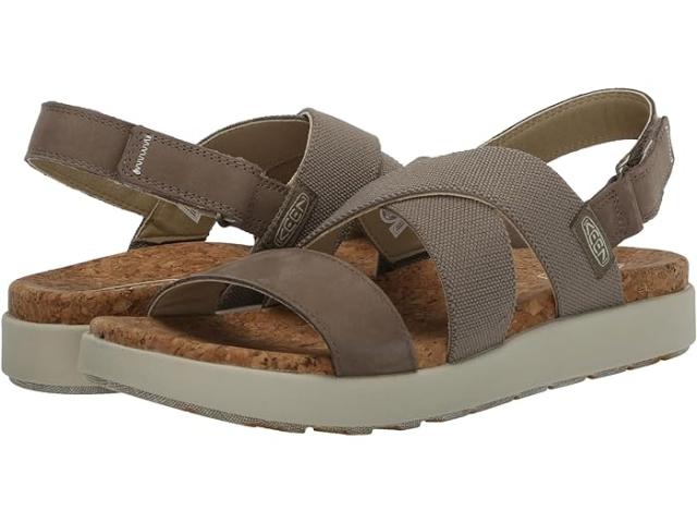 (取寄) キーン レディース エル クリスクロス KEEN women KEEN Elle Crisscross Brindle/Birch