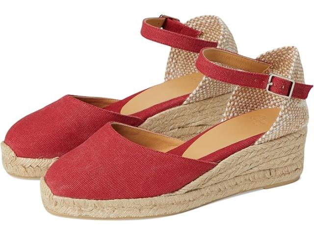 (取寄) カスタニエール レディース キャロル 30 ウェッジ エスパドリーユ CASTANER women Carol 30 Wedge Espadrille Rojo Carmn