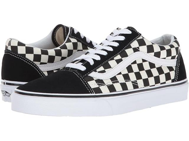 (取寄) バンズ オールド スクール Vans Vans Old Skool (Primary Check) Black/White