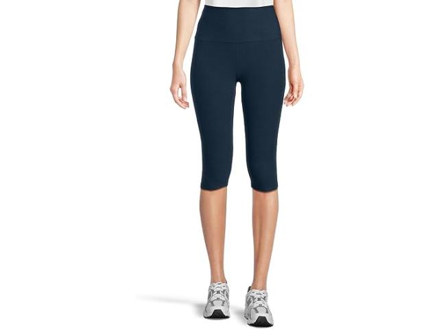 (取寄) ビヨンドヨガ レディース スペースダイ ハイ ウェスト ペダル プッシャー レギングス Beyond Yoga women Spacedye High Waisted Pedal Pusher Leggings Nocturnal Navy