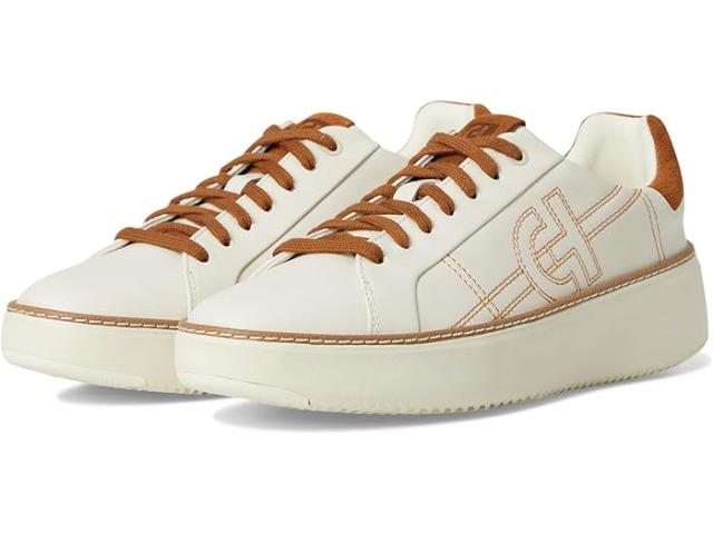 (取寄) コールハーン レディース グランドプロ トップスピン スニーカー Cole Haan women Grandpro Topspin Sneaker Ivroy/Tobacco Suede