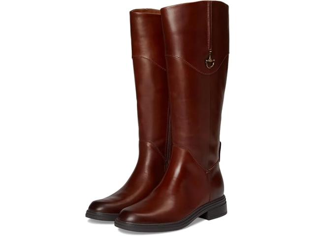 (取寄) ナチュラライザー レディース 27 エディット オスロ ライディング ブーツ Naturalizer women 27 Edit Oslo Riding Boots Rich Cognac Brown Leather
