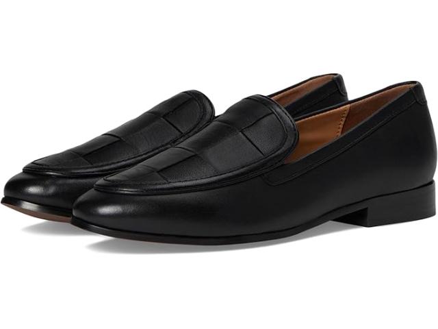 (取寄) ジョンストン&マーフィー レディース アリ ウーブン ローファー Johnston & Murphy women Ali Woven Loafer Black