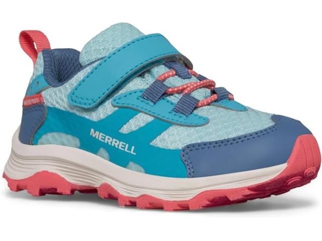 (取寄) メレル キッズ キッズ モアブ スピード 2 ロー A/C ウォータープルーフ (トドラー) Merrell Kids kids Moab Speed 2 Low A/C Waterproof (Toddler) Turquoise/Coral