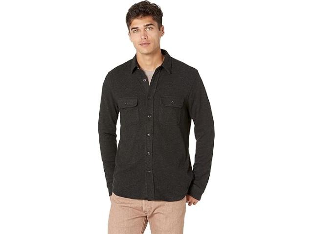 (取寄) ファリティ メンズ レジェンド セーター シャツ Faherty men Legend Sweater Shirt Heathered Black Twill