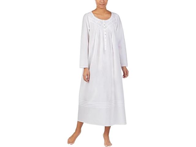 (取寄) アイリーン ウエスト レディース バレエ ナイトガウン ロング スリーブ Eileen West women Ballet Nightgown Long Sleeve White