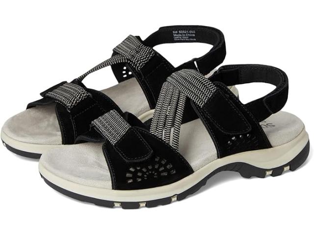 (取寄) ソフトウォーカー レディース オアフ SoftWalk women Oahu Black Suede