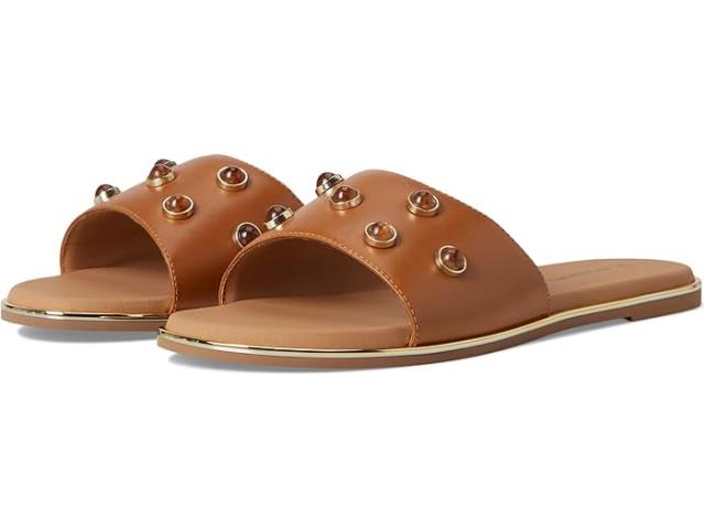 (取寄) ジョンストン&マーフィー レディース シェイラ エンベリッシュ スライド Johnston & Murphy women Shayla Embellished Slide Tan