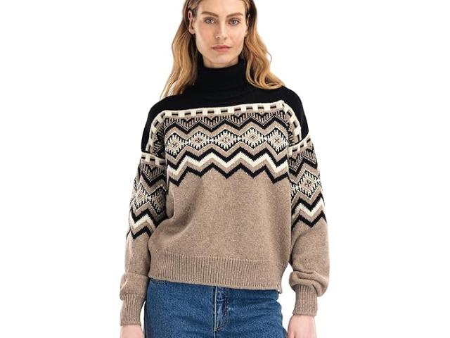(取寄) ダーレオブノルウェー レディース ランダバーグ セーター Dale of Norway women Dale of Norway Randaberg Sweater Brown Melange/Black/Off-White