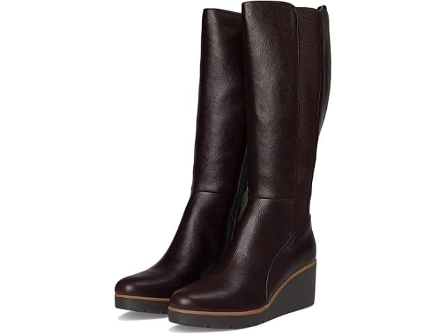 (取寄) ナチュラライザー レディース ソウル エイドリアン ニー ハイ ブーツ Naturalizer women Soul Adrian Knee High Boot Dark Brown