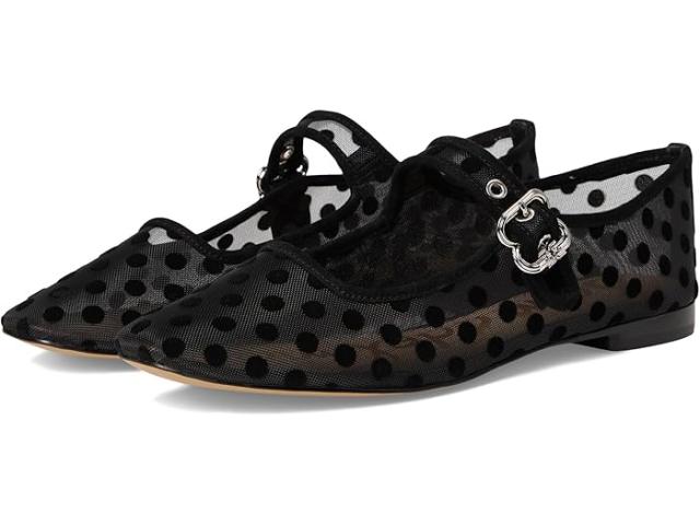 (取寄) サムエデルマン レディース メアリー ジーン シューズ Sam Edelman women Michaelamsh2 Mary Jane Shoes Black Polka Dot Mesh