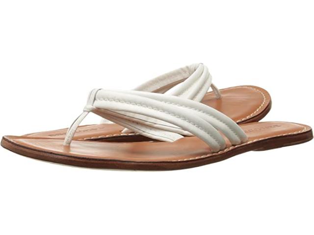 (取寄) ベルナルド レディース マイアミ サンダル Bernardo women  Miami Sandal White Calf/Luggage Calf