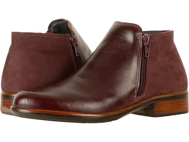 (取寄) ナオト レディース ヘルム Naot women  Helm Bordeaux Leather/Violet Nubuck