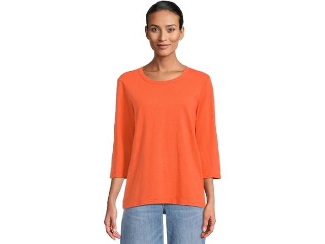 (取寄) モッドオードック レディース 3/4 スリーブ クルー ネック フェーバリット ティー Mod-o-doc women 3/4 Sleeve Crew Neck Favorite Tee Orange Clay