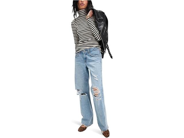 (取寄) フリーピープル レディース ウィー ザ フリー グッド グッド ストライプ タートルネック Free People women We The Free Good Good Stripe Turtleneck Black Combo