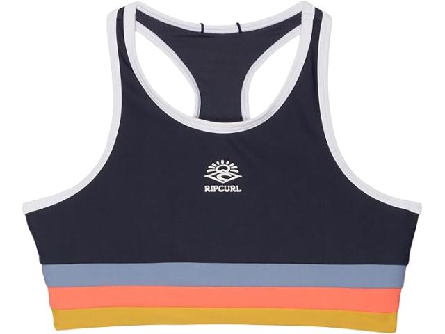 (取寄) リップカール キッズ ガールズ メルティング ウェーブ クロップ (ビッグ キッズ) Rip Curl Kids girls Melting Waves Crop (Big Kids) Navy