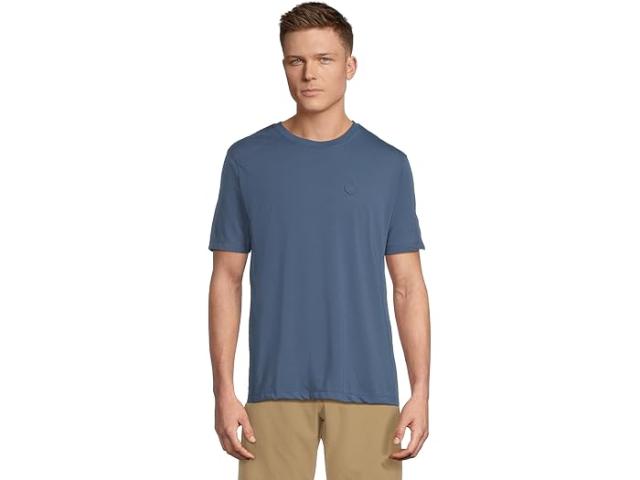 (取寄) ルーカ メンズ ヴァ サークル アイコン ショート スリーブ RVCA men Va Circle Icon Short Sleeve Dark Denim