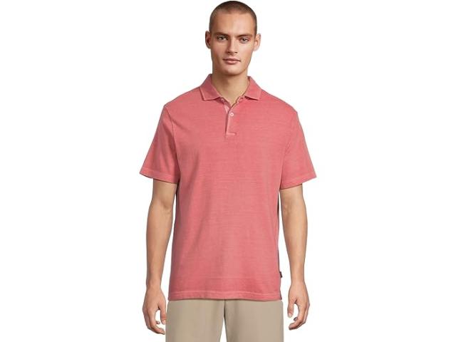 (取寄) ヴィンヤードヴァインズ メンズ リブド-イン ピケ ポロ Vineyard Vines men Lived-in Pique Polo Lighthouse Red