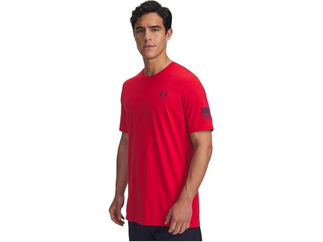 (取寄) アンダーアーマー メンズ フリーダム フロッグ ショート スリーブ T-シャツ Under Armour men Freedom Flag Short Sleeve T-Shirt Red/Midnight Navy