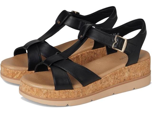 (取寄) ドクターショール レディース ワンス アゲイン Dr. Scholl's women Once Again Black Faux Leather