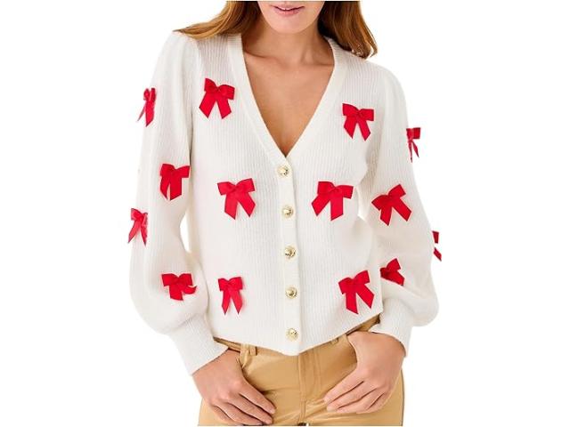 (取寄) リリー ピュリッツァー レディース ザリー カーディガン Lilly Pulitzer women Zarie Cardigan Coconut Party Bows