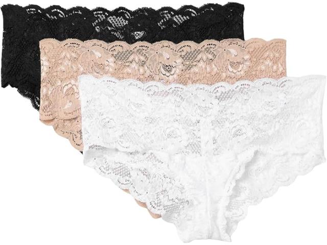 (取寄) コサベラ レディース ネバー セイ ネバー 3 パック ホッティ Cosabella women Never Say Never 3 Pack Hottie Hotpant Black/Sette/White