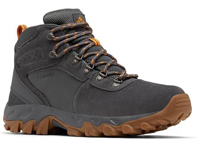 (取寄) コロンビア メンズ ニュートン リッジ プラス リ スエード ウォータープルーフ Columbia men Columbia Newton Ridge Plus II Suede Waterproof Dark Grey/Gold Amber