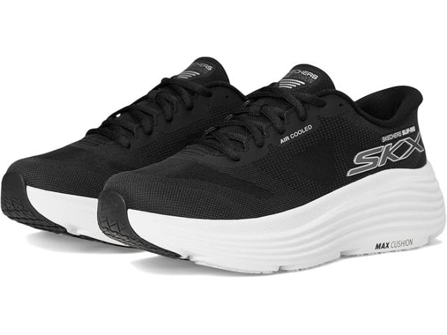 (取寄) スケッチャーズ レディース マックス クッショニニグ エンデバー ハンズ フリー スリップ-インス SKECHERS women SKECHERS Max Cushioning Endeavour Hallandale Hands Free Slip-Ins Black/White