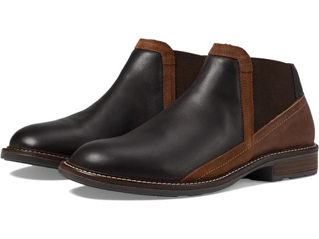 (取寄) ナオト メンズ ビジネス Naot men Naot Business French Roast Leather/Saddle Brown Leather/Seal Brown Suede