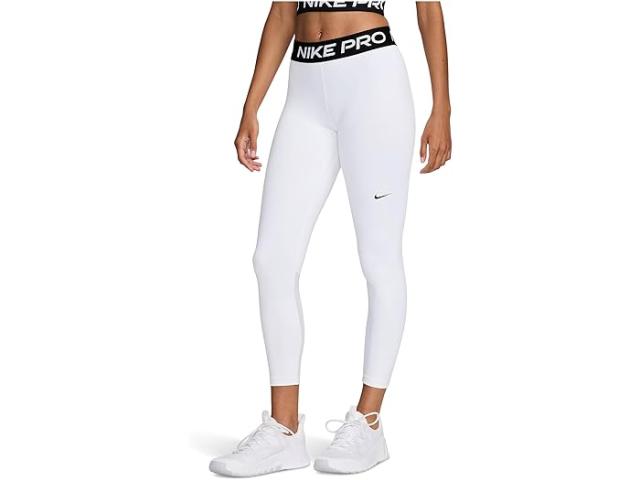 (取寄) ナイキ レディース プロ 365 ミッドライズ 7/8 タイツ Nike women Pro 365 Mid-Rise 7/8 Tights White/Black/Black