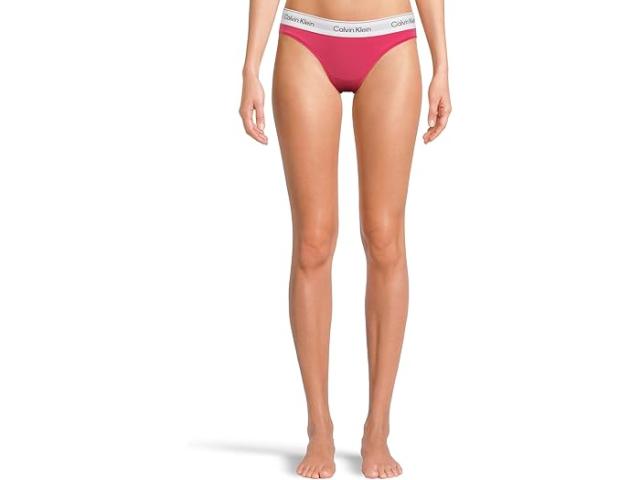 (取寄) カルバンクライン アンダーウェア レディース アイコン コットン モーダル ビキニ   Underwear women Icon Cotton Modal Bikini Vibrant Pink