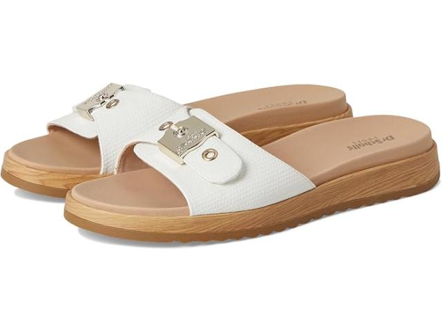 (取寄) ドクターショール レディース アイコン ナウ Dr. Scholl's women Icon Now White Faux Leather