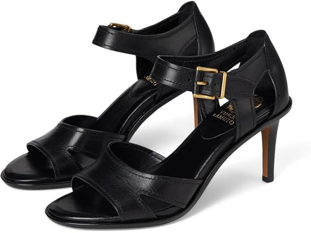 (取寄) ヴィンスカムート レディース カットアウト ハイ ヒール サンダル Vince Camuto women Faraz Cutout High Heel Sandal Black
