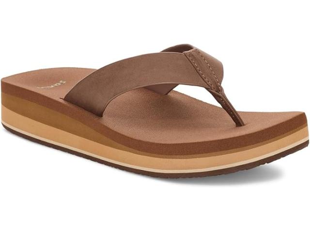 (取寄) サヌーク レディース ハイランド Sanuk women Highland Brown