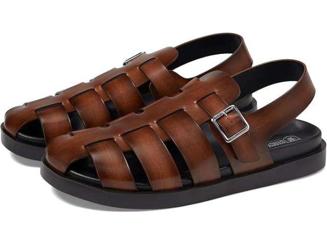 (取寄) ステイシー アダムス メンズ モンテゴ スリングバック バックル サンダル Stacy Adams men Montego Slingback Buckle Sandal Cognac