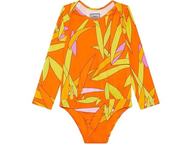 (取寄) ヴィルブレクイン キッズ ガールズ スイム ジャージ ストレッチ (トドラー/リトル キッド) Vilebrequin Kids girls Madrague Swim Jersey Stretch (Toddler/Little Kid) Abricot