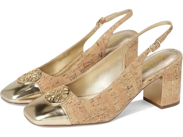 (取寄) リリー ピュリッツァー レディース マリ コルク スリングバック パンプス Lilly Pulitzer women Mari Cork Slingback Pumps Natural