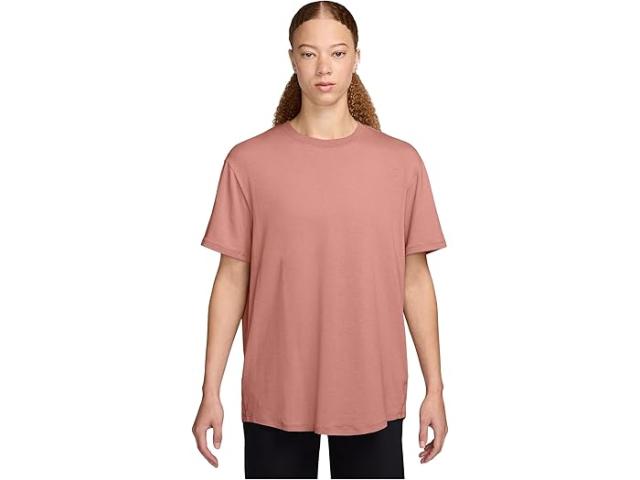 (取寄) ナイキ レディース ワン リラックスド-フィット ドライ-フィット ショートスリーブ トップ Nike women One Relaxed Dri-fit Short-sleeve Top Rust Pink