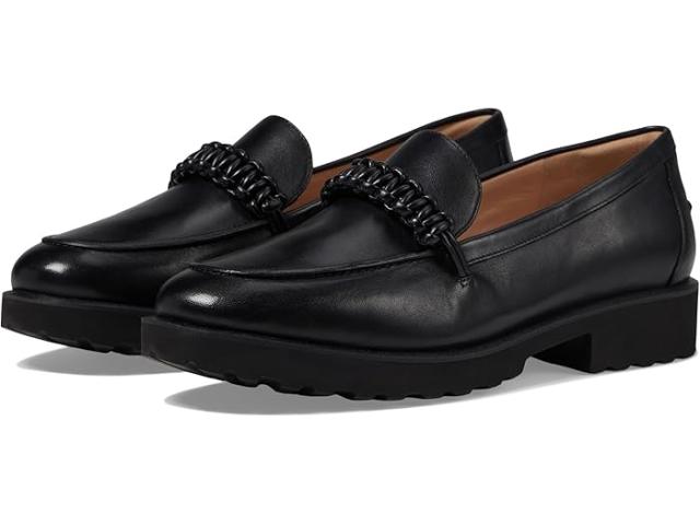 (取寄) コールハーン レディース グレタ ローファーズ Cole Haan women Greta Loafers Black Leather