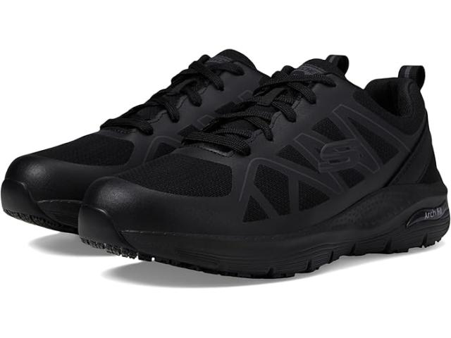 (取寄) スケッチャーズ ワーク メンズ アーチ フィット SR - アクステル SKECHERS Work men Arch Fit SR - Axtell Black
