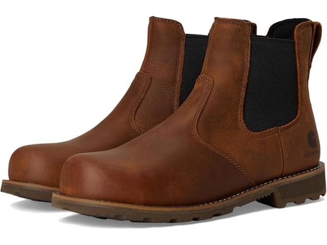 (取寄) カーハート メンズ フロンティア ウォーター レジスタント スティール トゥ チェルシー Carhartt men Carhartt Frontier Water Resistant Steel Toe Chelsea Brown