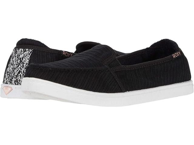 (取寄) ロキシー レディース ミノー VII スリッポン シューズ Roxy women Minnow VII Slip-On Shoe Black