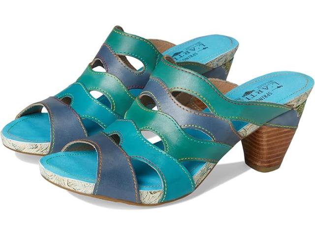 (取寄) ラルティストバイスプリングステップ レディース ピタ L'Artiste by Spring Step women Pita Turquoise Multi