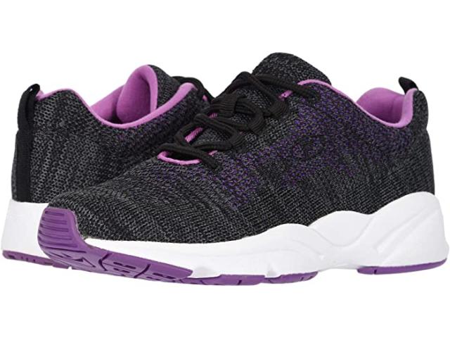 (取寄) プロペット レディース スタビリティー フライ Propet women  Stability Fly Black/Berry