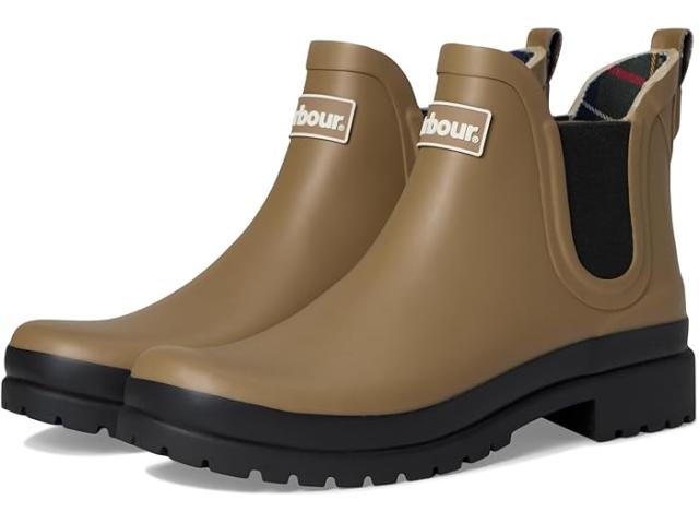 (取寄) バブアー レディース マロウ チェルシー ウェリー Barbour women Mallow Chelsea Welly Military Brown/Black