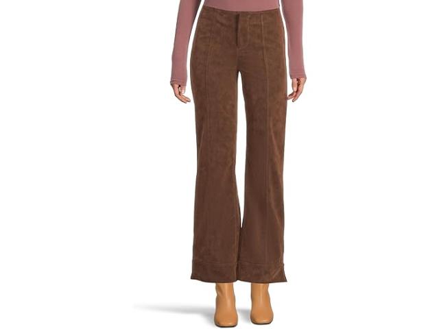 (取寄) フリーピープル レディース グロウ アップ パンツ スエード Free People women Glow Up Pant Suede Shaved Chocolate